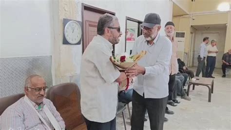 دیدار خادمین شهدای آران و بیدگل با جانبازان در آسایشگاه خاتم الانبیا فیلم