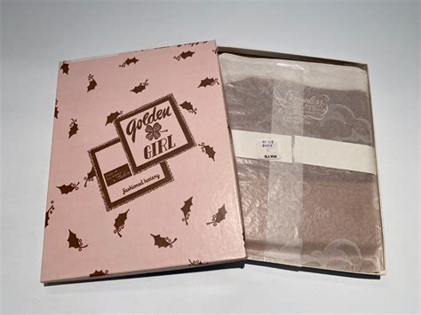 3 Pairs Vintage Golden Girl Nylon Stockings Size 10 1 Gem