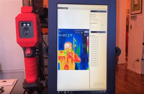 Python Software Uti165 Thermal Fever Scanner Camera Adafruit