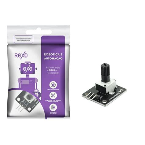 Módulo Potenciômetro Encoder Rotativo Rotary Decoder Sensor RoXo