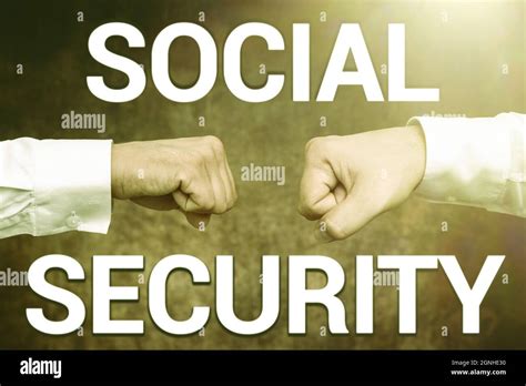 Handwriting Text Social Security Business Showcase Assistance From State Showing With