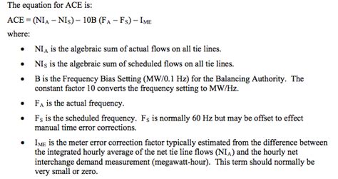 Area Control Error Exercise