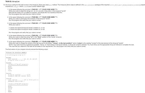 Solved The Following Java Code Is Below Package