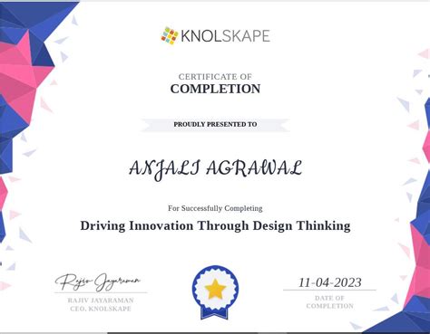 Anjali Agrawal On Linkedin Innovation Driving Innovation Through Design Thinking