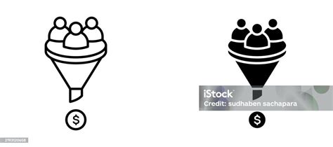 Ui 디자인을 위해 검은색으로 설정된 리드 생성 아이콘 고객에 대한 스톡 벡터 아트 및 기타 이미지 고객 광고 교통 Istock