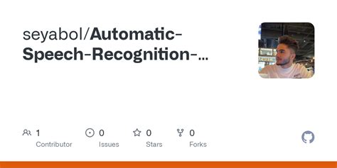 Github Seyabolautomatic Speech Recognition Asr For Command Recognition