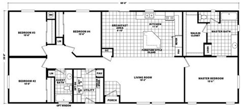 Double Wide Floor Plans The Home Outlet Az