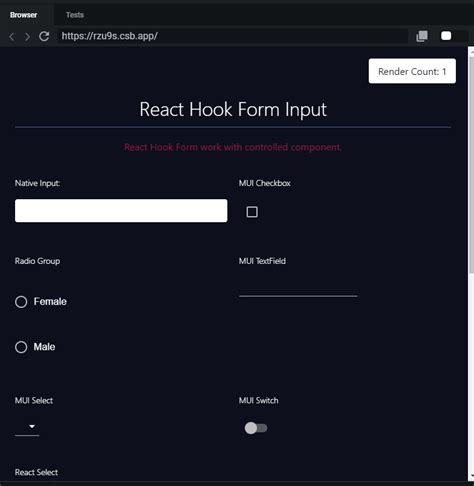 Using Rfhinput With Materialui Textfield `[object Htmlinputelement]` When Empty · Issue 33