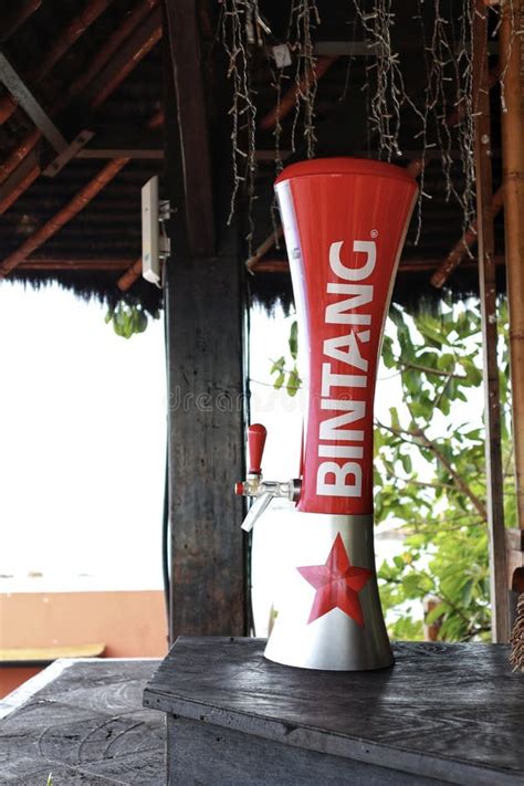 Batam Riau Island Indonesia November 20 2022 Beer Bintang Dispenser