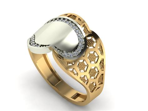 Gc Gold Y062 Diamond Set 3d Model Cgtrader