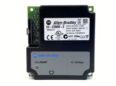 Adaptador Ethernet Ip 20comme Powerflex Zuminova