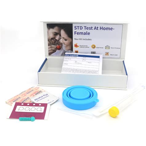 Hcy Home Std Test Kit For Women With Dna Sample Collection A