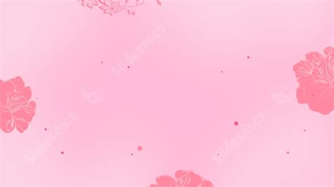 Nature Classic Simple Flower Flowers Pink Powerpoint Background For