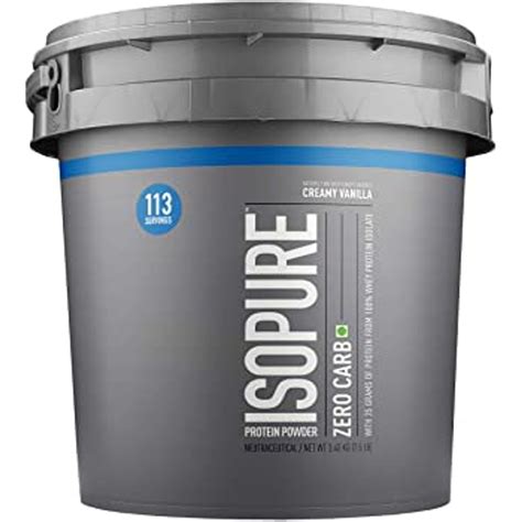 Isopure Creamy Vanilla Protein Powder Zero Carb 75 Lbs Goods And