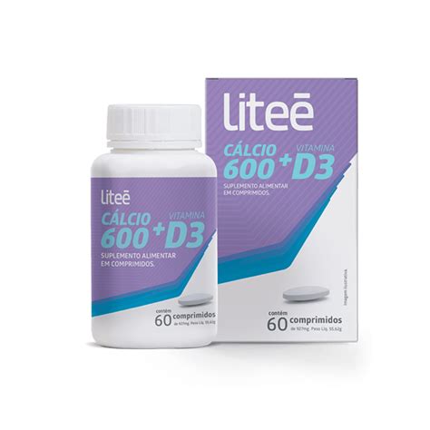 Troizi Atacado De Suplementos Cálcio 600 D3 60 Comprimidos Liteé