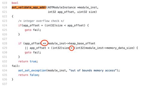 about aot memory access boundary check · issue 246 · bytecodealliance wasm micro runtime · github