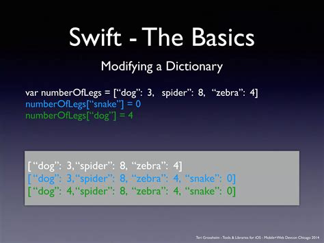 tools frameworks and swift for ios ppt