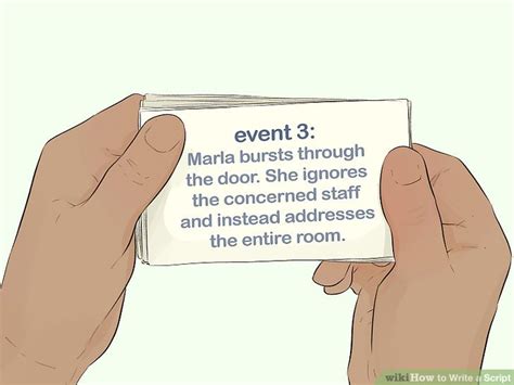 How To Write A Script With Pictures WikiHow