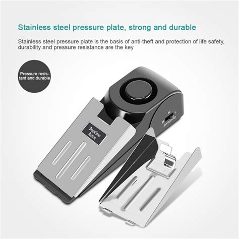 Mini Wireless Vibration Triggers Wedge Shaped Door Grandado