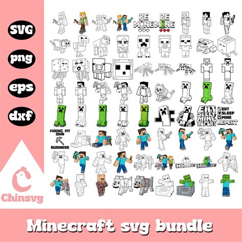 Minecraft Svg Chinsvg