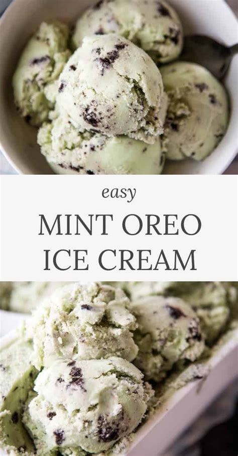 Mint Oreo Ice Cream Recipe How To Make Peppermint Oreo Ice Cream