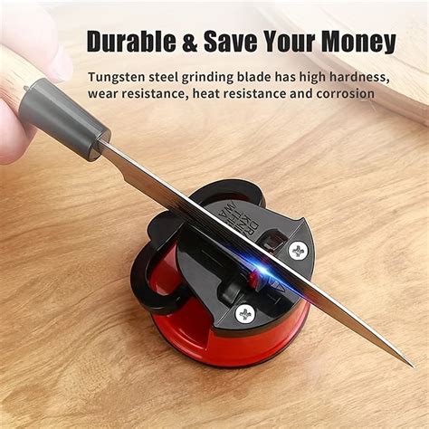 Buy 1 Get 1 Free Kitchen Mini Knife Sharpener With Powerful Suction Cu Darvaza Pk