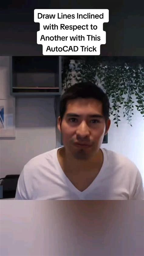 Draw Lines Inclined With Respect To Another With This Autocad Trick