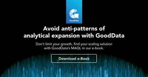 gooddata on linkedin analytical growth gooddata ebook