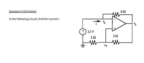 solved question 3 20 points in the following circuit find