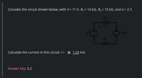 Solved Consider The Circuit Shown Below With V 11 Chegg Com