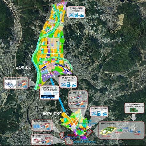 남양주시 3기 신도시 왕숙지구 수소도시 로 조성