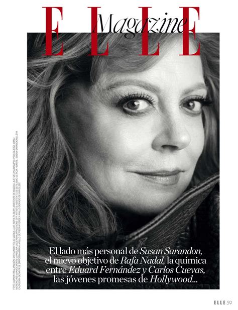 Susan Sarandon Elle Magazine Espana August 2024 Issue • Celebmafia