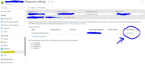 Powershell Check If The Required Diagnostics Settings Are Enabled For Storage Accounts