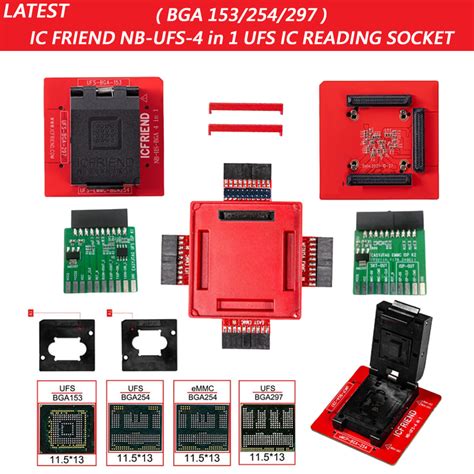 Ic Friend Easy Jtag Plus Nb Ufs 4 In 1 Ufs Socket Gsm Kart