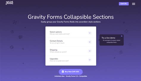 gravity forms collapsible sections wordpress plugin gplplace