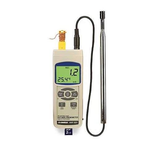 Hot Wire Anemometer With Real Time Data Logger