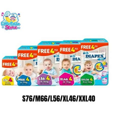 Diapex Easy Tape Diper Shopee Thailand