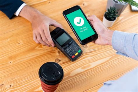 Modern Shopping Lifestyle With Smartphone Application Entity Stock