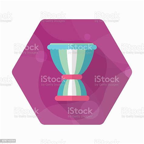 탬버린 아이콘 벡터 플랫 롱 섀도우 디자인 단일 객체에 대한 스톡 벡터 아트 및 기타 이미지 단일 객체 문화 민속 음악 Istock