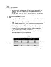 Chapter Introduction To Data And Statistics For Business And Course Hero