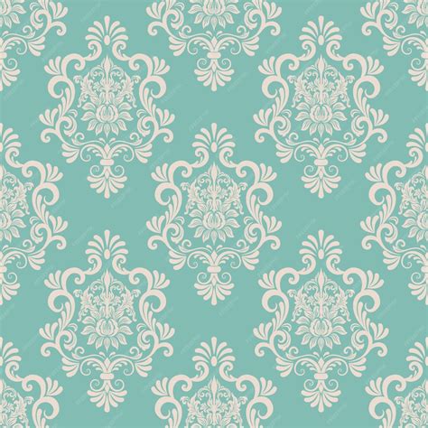 다 마스크 벡터 원활한 패턴 배경입니다 클래식 럭셔리 구식 다 마스크 장식 배경 화면 섬유 포장 로얄 빅토리아 원활한 텍스처 절묘한 꽃 바로크 템플릿입니다 무료 벡터