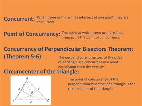 Ppt Properties Of Concurrency In Special Segments Of Triangles Powerpoint Presentation Id
