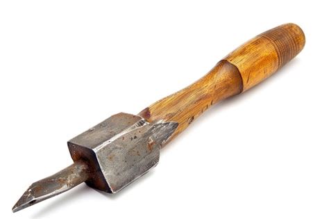 Chisel Isolated On White Background Premium Ai Generated Image