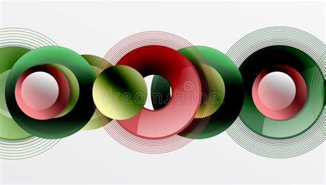 Sleek Vector With Overlapping Circles In Vibrant Colors And Smooth Gradients Dynamic