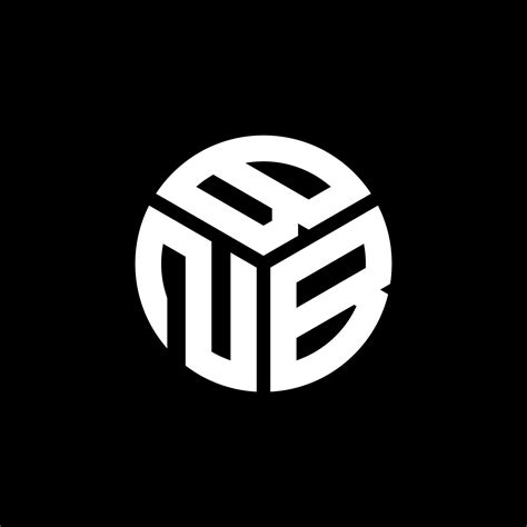Bnb Letter Logo Design On Black Background Bnb Creative Initials