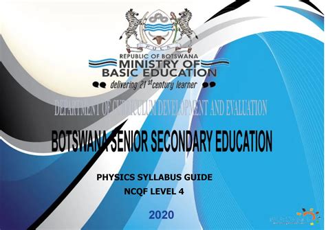 Physics Syllabus Guide Pdf