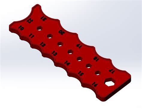 Fillet Radius Gauge External Mm V By REF Download Free STL Model Printables Com