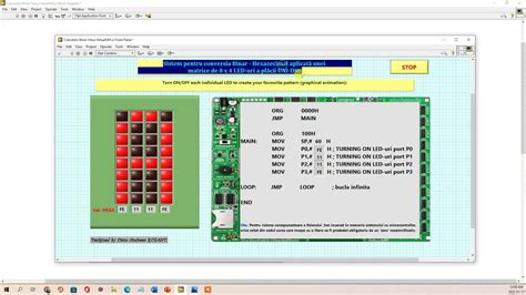 Binary To Hexadecimal Conversion Algorithm Applied To An 8x4 Leds Matrix Youtube