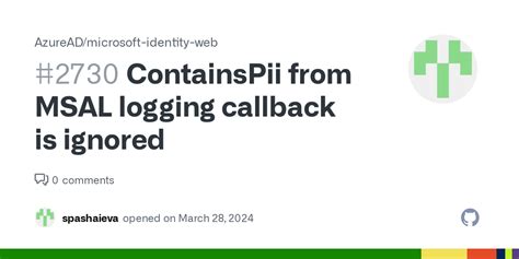 Containspii From Msal Logging Callback Is Ignored · Issue 2730