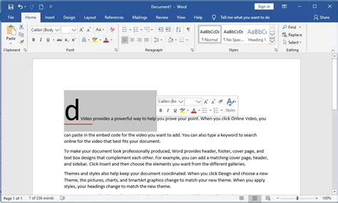 How To Insert Text In MS Word Insert Text In MS Word